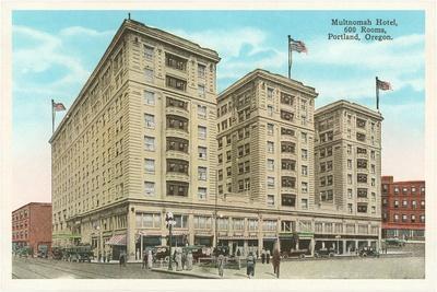 Multnomah Hotel, Portland, Oregon Art Print | Art.com