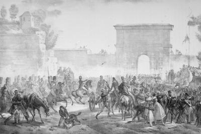 'Napoleon and French Army Entering Milan' Giclee Print | Art.com