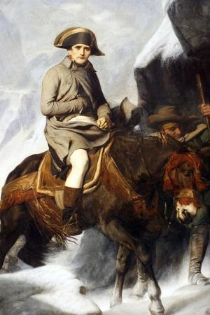 Napoleon Bonaparte Crossing the Alps in 1800 Giclee Print | Art.com