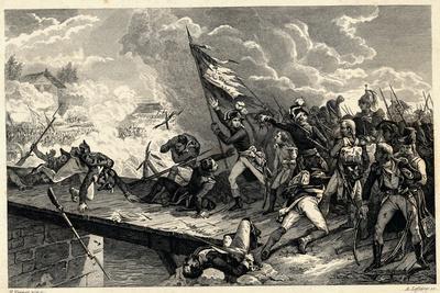 'Napoleon on the Bridge at Arcole by Adolphe Lefebvre' Giclee Print ...