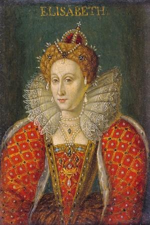 Miniature Oil Portrait of Queen Elizabeth I of England, 1986 (Photo ...