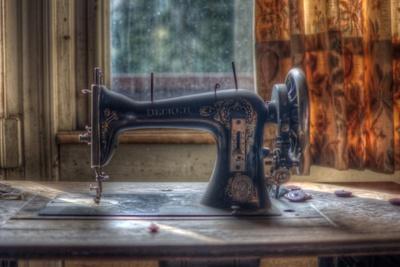 'Old Sewing Machine' Photographic Print - Nathan Wright | Art.com