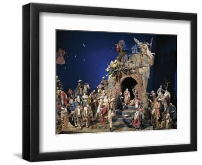 Nativity, Spanish-Neapolitan Polychrome Wood Nativity Scene, Spain ...