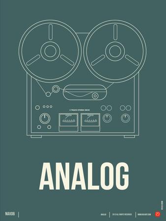 'Analog Poster' Art Print - NaxArt | Art.com