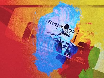 'F1 Racing' Art Print - NaxArt | Art.com