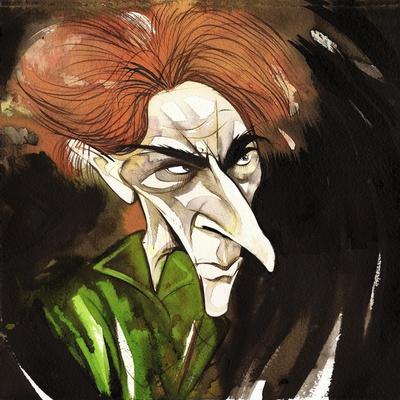 'Ernest Thesiger - English Actor (1879-1961); Caricatured as Doctor ...