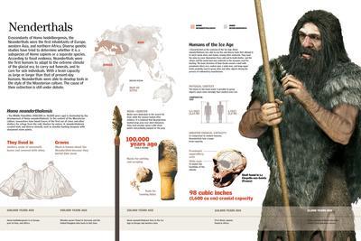 'NEANDERTHALS.' Photographic Print | Art.com