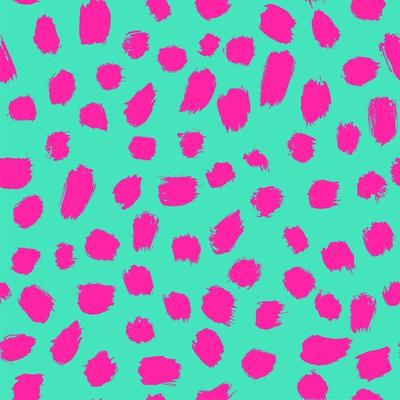 'Neon Brush Seamless Pattern Background' Art Print - faitotoro | Art.com