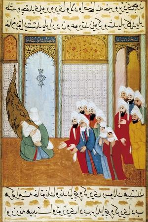 'Newborn Baby Muhammad, on His Mother's Arms' Art Print | Art.com