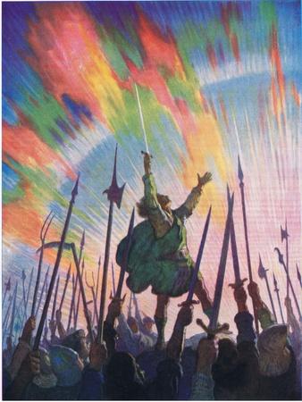 The Pledge, from the Scottish Chiefs Published by Charles Schribner's ...