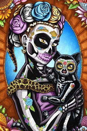 Dia De Los Muertos Traditional Art