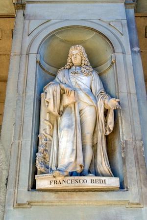 'Statue of Francesco Redi, Uffizi, Florence (Firenze), UNESCO World ...
