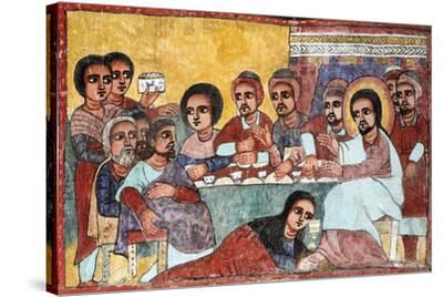 Narga Selasie, The Last Supper Stretched Canvas Print - Nigel Pavitt ...