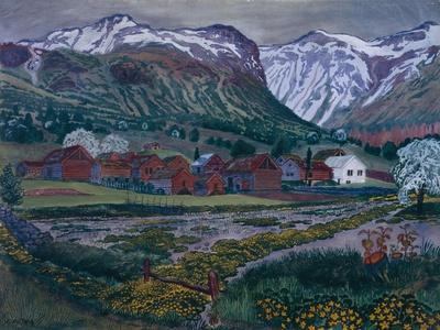 'Buttercup Night' Giclee Print - Nikolai Astrup | Art.com