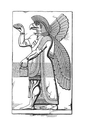 Nisroch Assyrian God Symbols