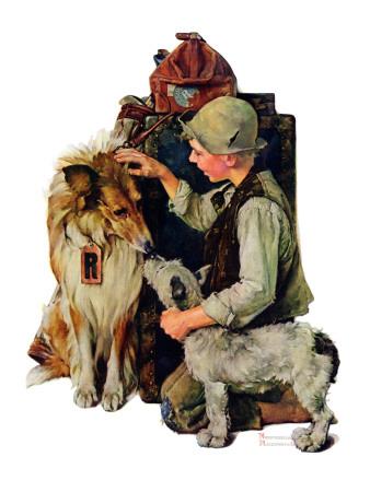 '"Making Friends" or "Raleigh Rockwell", September 28,1929' Giclee ...