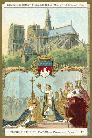 Notre Dame De Paris, and the Coronation of Napoleon I as Emperor of ...