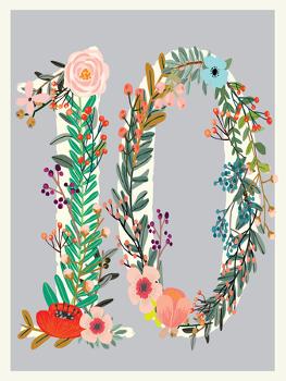 'Number 10' Art Print - Kindred Sol Collective | Art.com