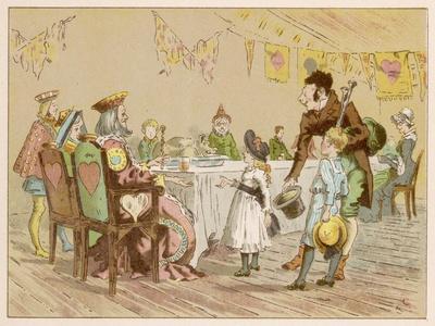 'Nursery Rhyme Heroes at a Table' Art Print | Art.com