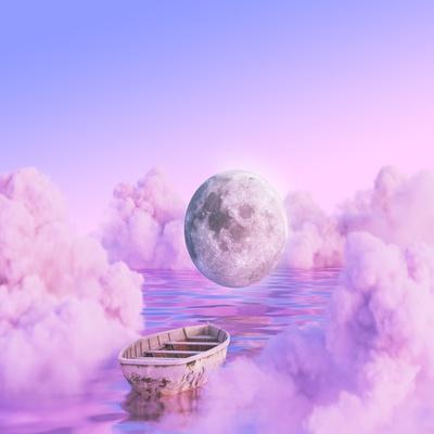Surreal Dream Cloud Moon Art 3D Rendering Photographic Print - ogeday ...