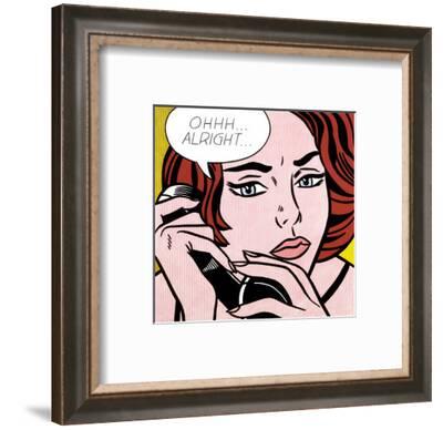 Ohhh...Alright..., 1964 Art Print by Roy Lichtenstein | Art.com