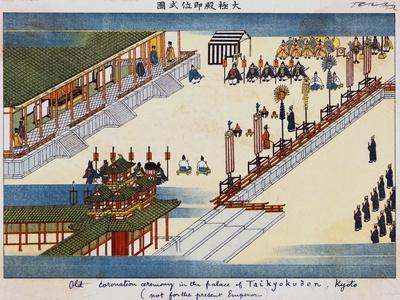 'Old Japanese Coronation Ceremony' Giclee Print | Art.com