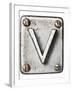 'Old Metal Alphabet Letter V' Art Print - donatas1205 | Art.com