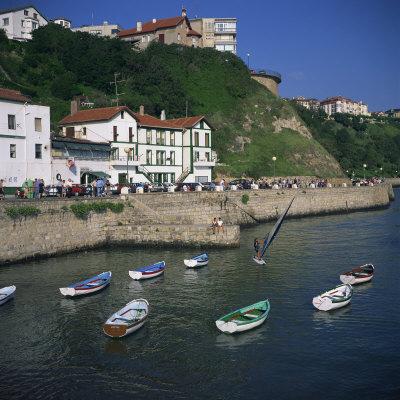 'Old Port at Getxo, an Atlantic Resort at the Mouth of the Bilbao River ...
