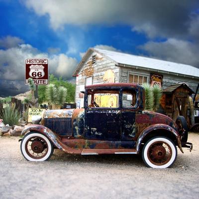 'Old Rusty Car in America' Photographic Print - Salvatore Elia | Art.com