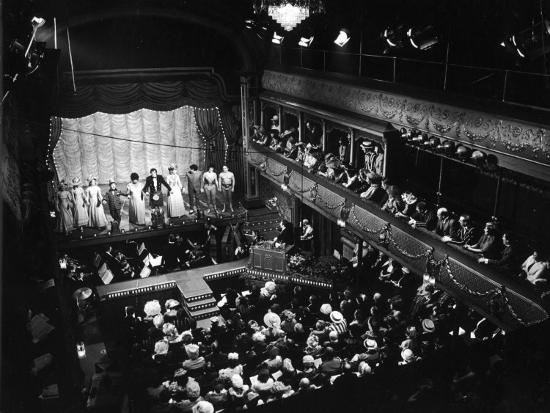 Old Time Music Hall Show Photographic Print by | Art.com