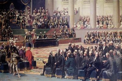 'Opening of the Estates General at Versailles on 5th May 1789, 1839 ...