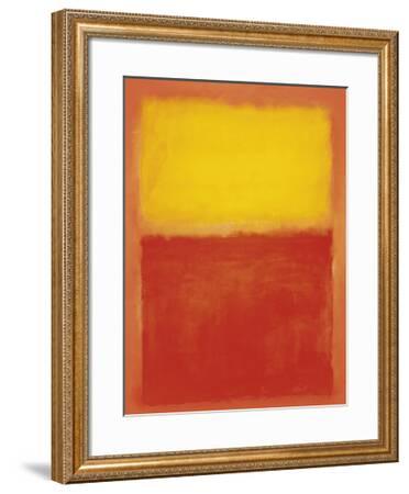Orange and Yellow Art Print by Mark Rothko | Art.com