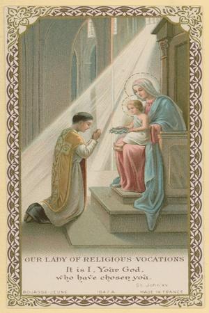 'Our Lady of Religious Vocations' Giclee Print | Art.com