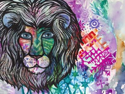 Lion Tatu Giclee Print - Oxana Zaiko | Art.com