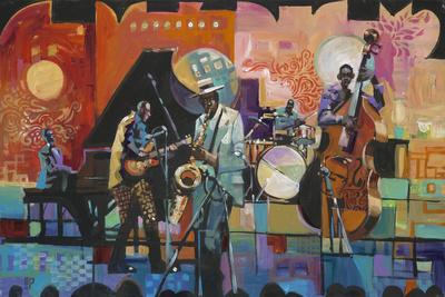 Jazz Band Paintings Jazz Band By Peter Sesselmann