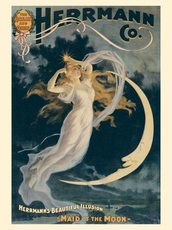 'Alexander Herrmann’s Beautiful Illusion - Maid of the Moon, Vintage ...