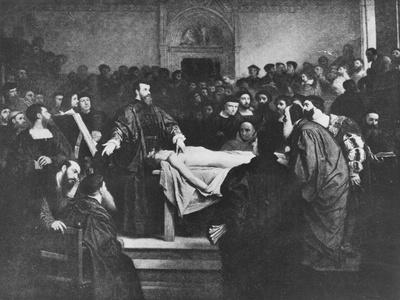 'Painting Depicting Human Dissection' Giclee Print | Art.com