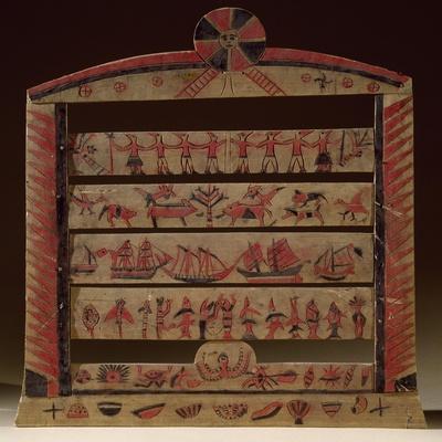 Painting on Wood from Nicobar Islands, Indonesia, Indonesian ...