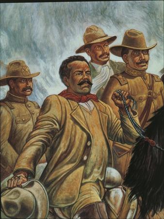 Pancho Villa at Zacatecas in 1910 Giclee Print | Art.com