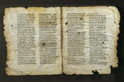 'Parchment Codex, in Coptic Writing, Part of Shenoute's Sermons ...