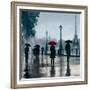'Paris Red Umbrella' Giclee Print - Robert Canady | Art.com