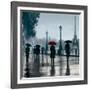 'Paris Red Umbrella' Giclee Print - Robert Canady | Art.com