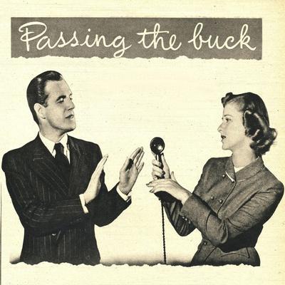 'Passing the Buck, 1950' Giclee Print | Art.com