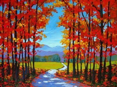 'Autumn Path III' Art Print - Patty Baker | Art.com