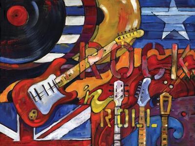 Abstract Paintings Of Rock Music