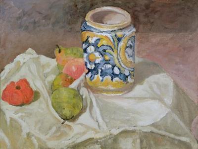 'Still Life with Italian Earthenware Jar' Giclee Print - Paul Cézanne ...