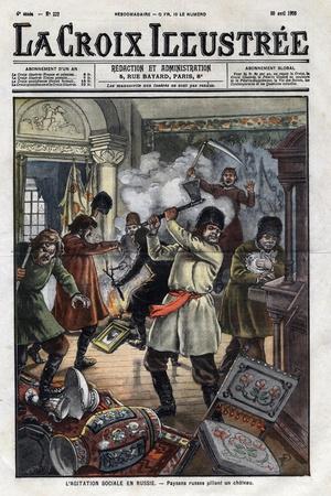 'Peasant's Riot during the 1905'S Revolution' Giclee Print - Stefano ...