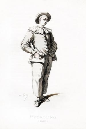 'Pedrolino costume dated 1673' Giclee Print - Maurice Sand | Art.com