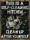 'Self Cleaning Kitchen' Art Print - Pela Design | Art.com