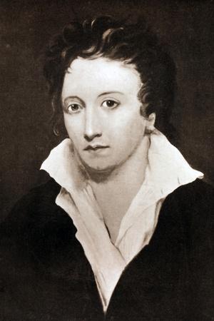 'Percy Bysshe Shelley, English Romantic Poet, 19th Century' Giclee ...